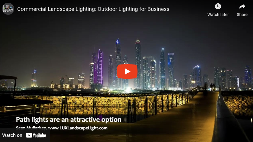 Commercial Landscape Lighting: Outdoor Lighting for Business - LUX ...