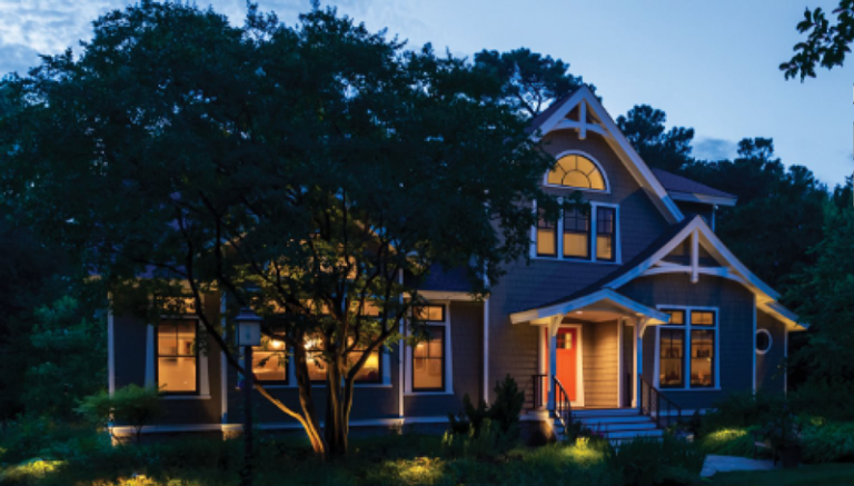Front Door Lighting that Pops - LUX Landscape Lighting